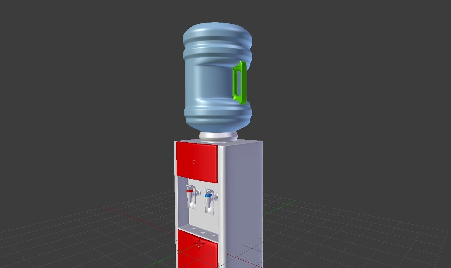 Water dispencer 3D model | CGTrader
