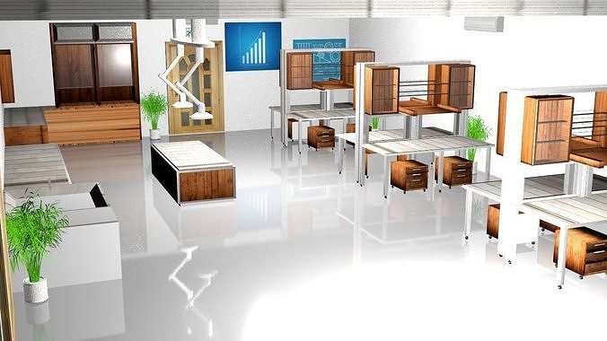 Laboratory Chemistry Lab 3D model | CGTrader