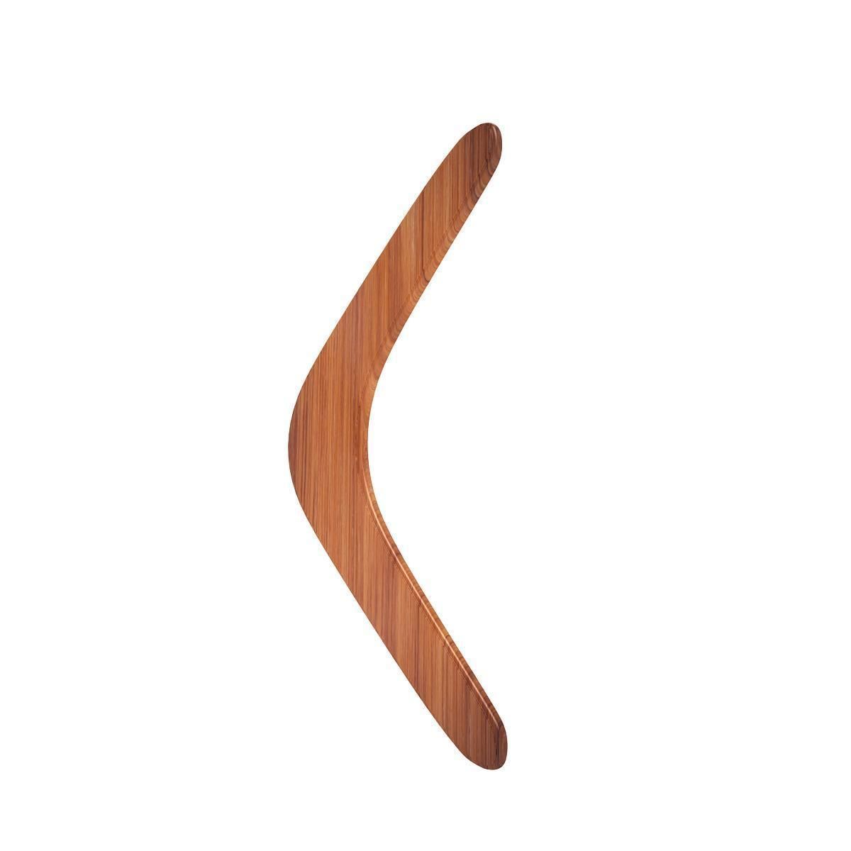 Boomerang wooden arrow wall art 3D model | CGTrader
