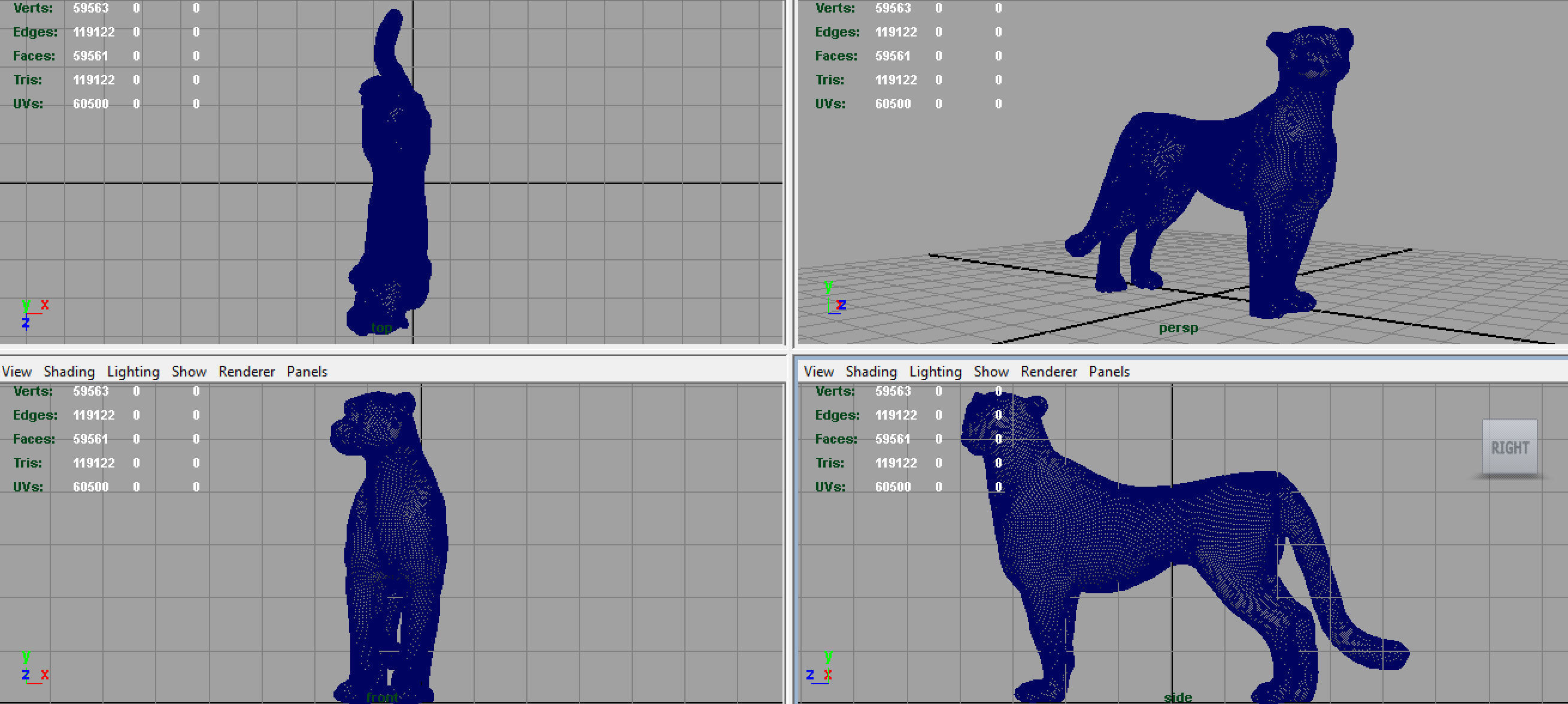 3D model CHEETAH VR / AR / low-poly | CGTrader