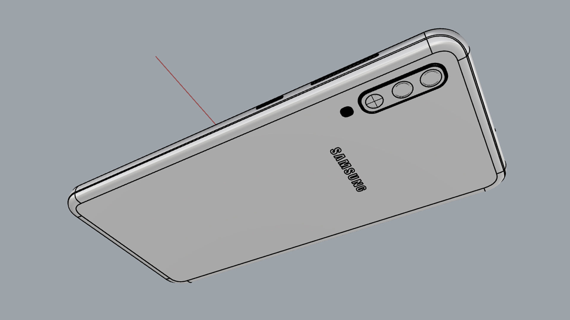 Samsung Galaxy A50 Black 3D model | CGTrader