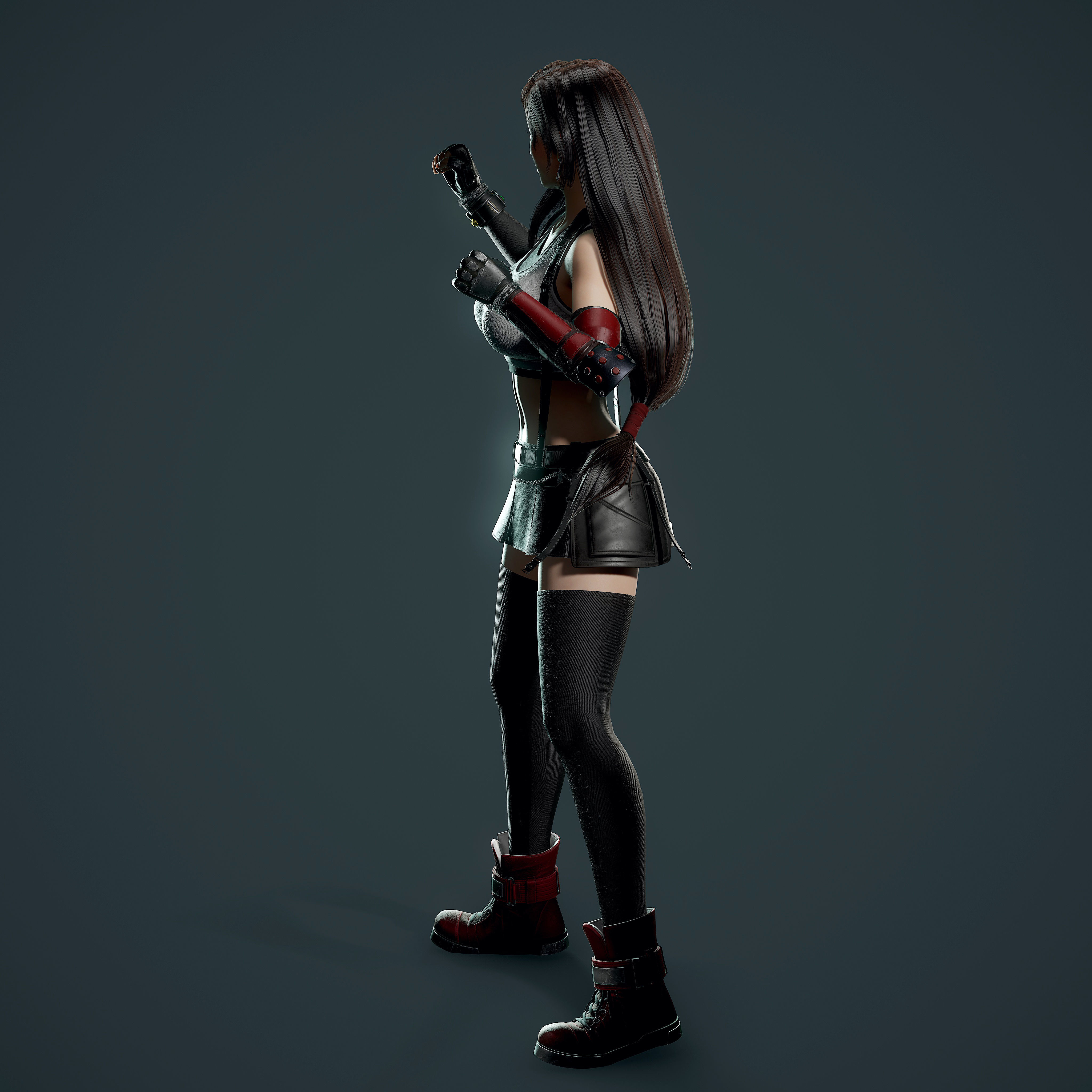 3D model Tifa Lockhart - Game Ready VR / AR / low-poly rigged | CGTrader