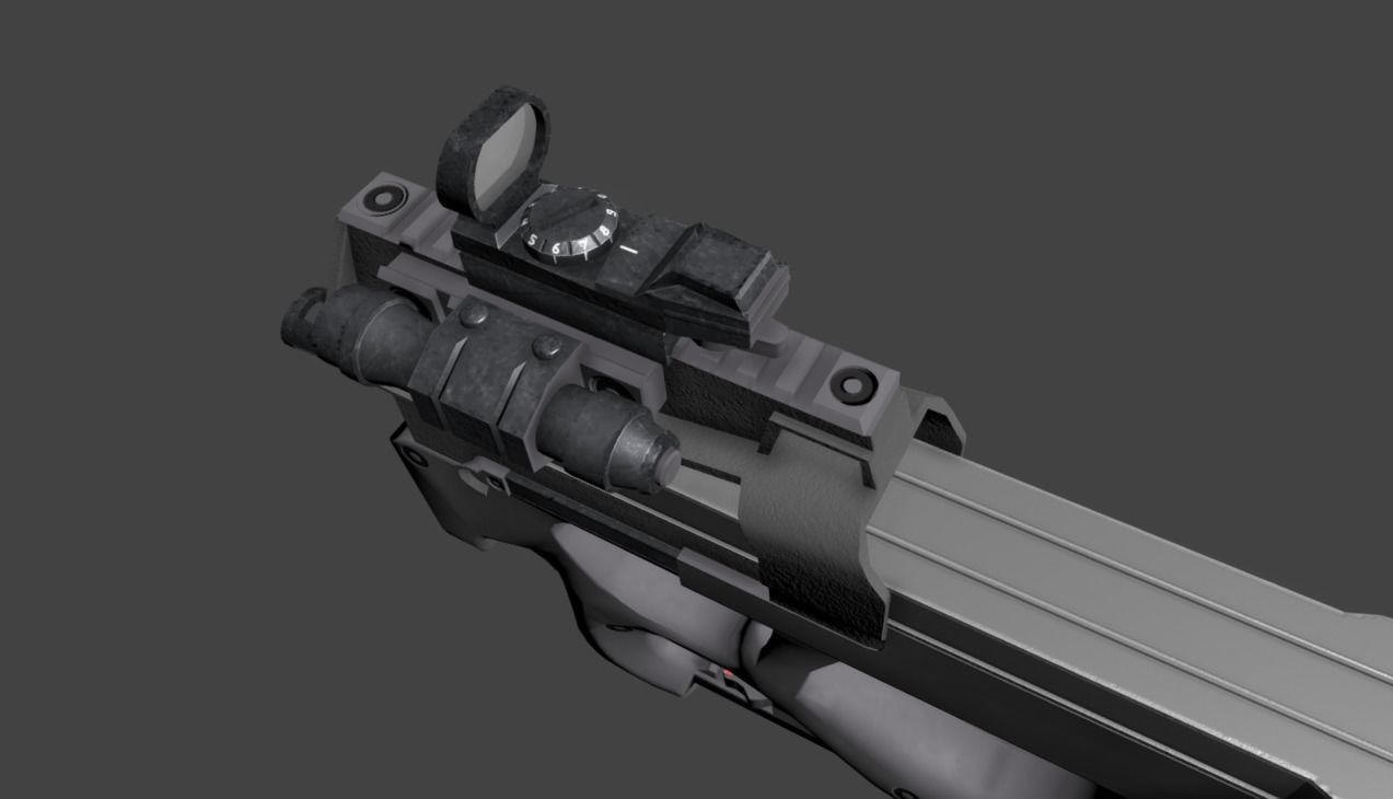 3D model P90 MAG Controller For VR VR / AR / low-poly | CGTrader