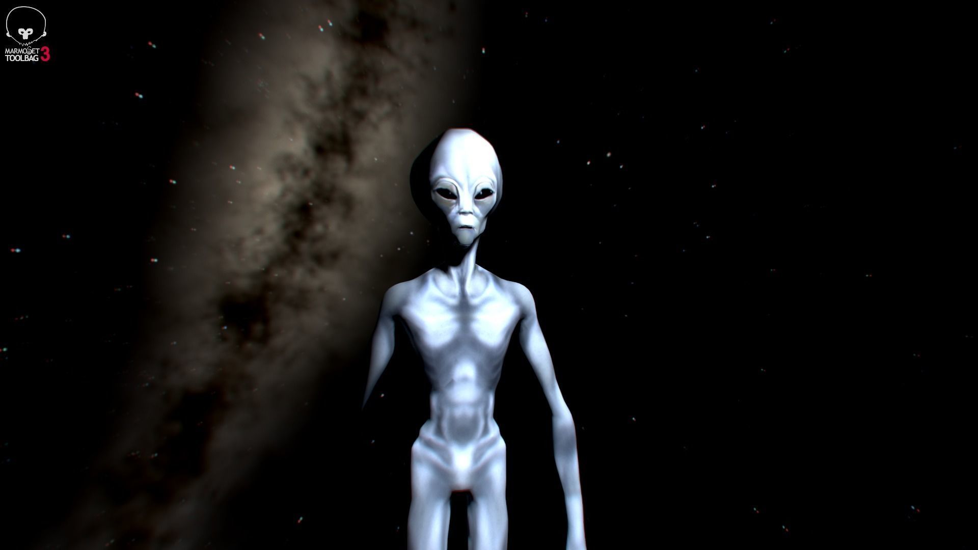 3D model Alien Grey - Classic Roswell Extraterrestrial VR / AR / low ...