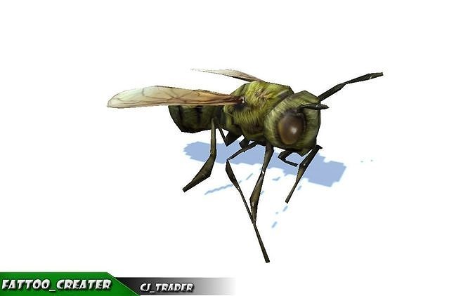 3D model Low-Poly Honey Bee Rigged Animated 3d model VR / AR / low-poly ...