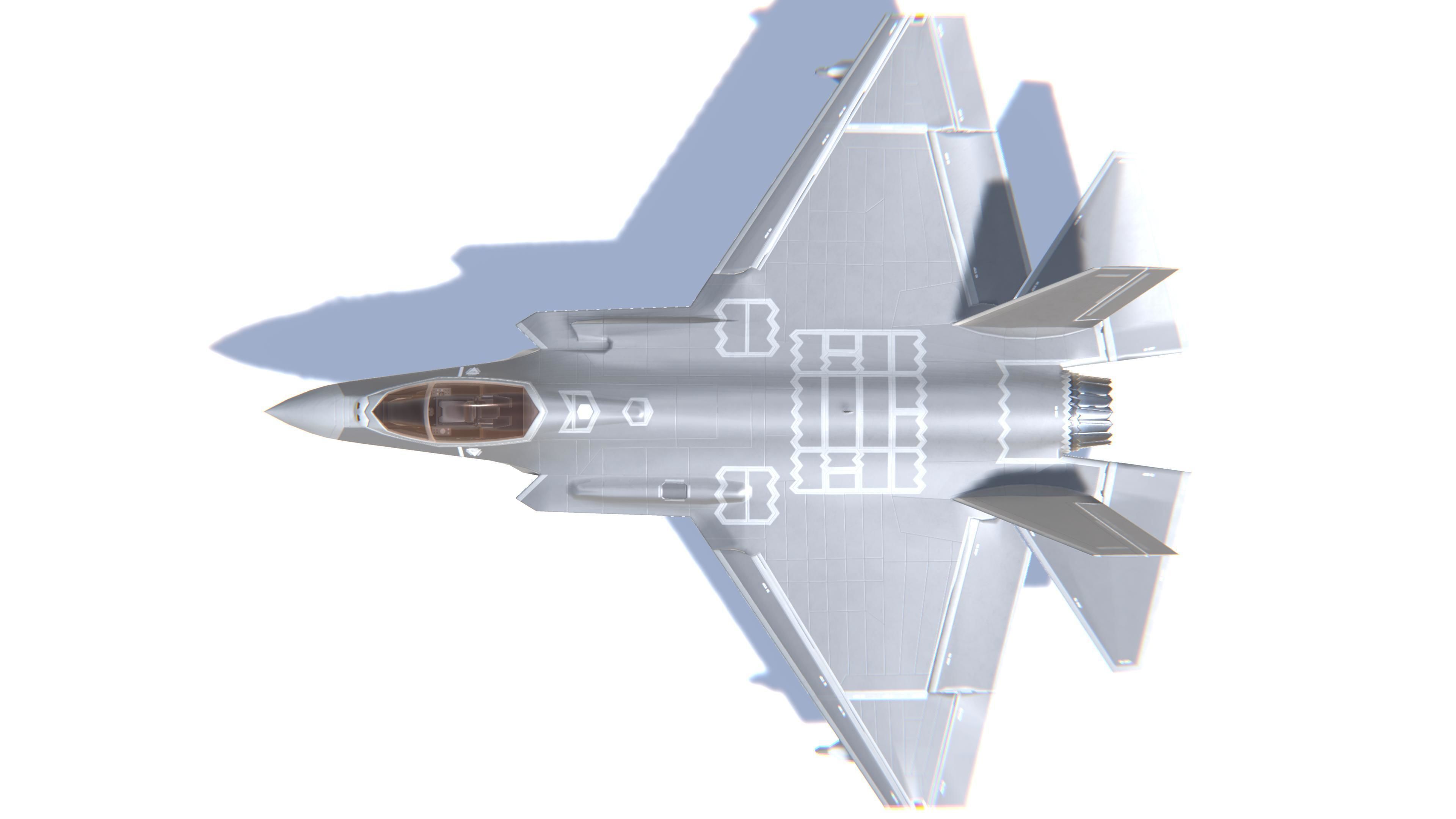 3D model F-35 Lightning Jet Fighter Aircraft VR / AR / low-poly | CGTrader