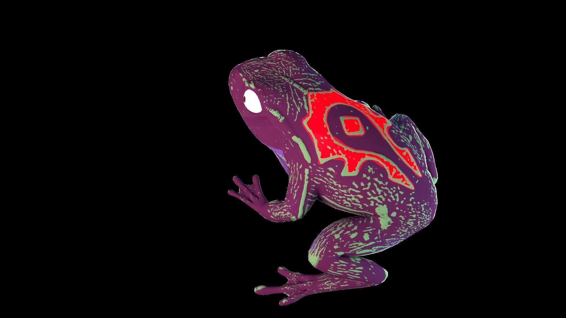 Horde frog 3D model | CGTrader