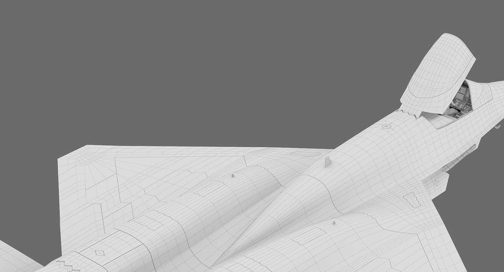 Northrop YF-23 Black Widow II 3D model animated rigged | CGTrader