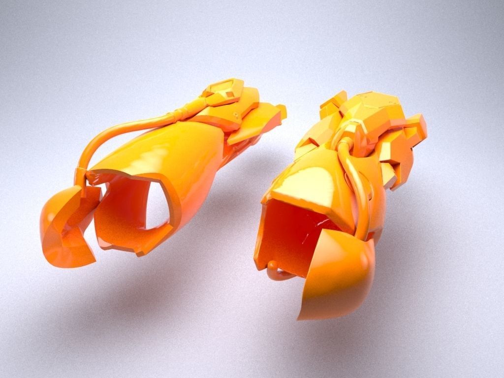 Bracers of Moira OverWatch 3D model 3D printable | CGTrader