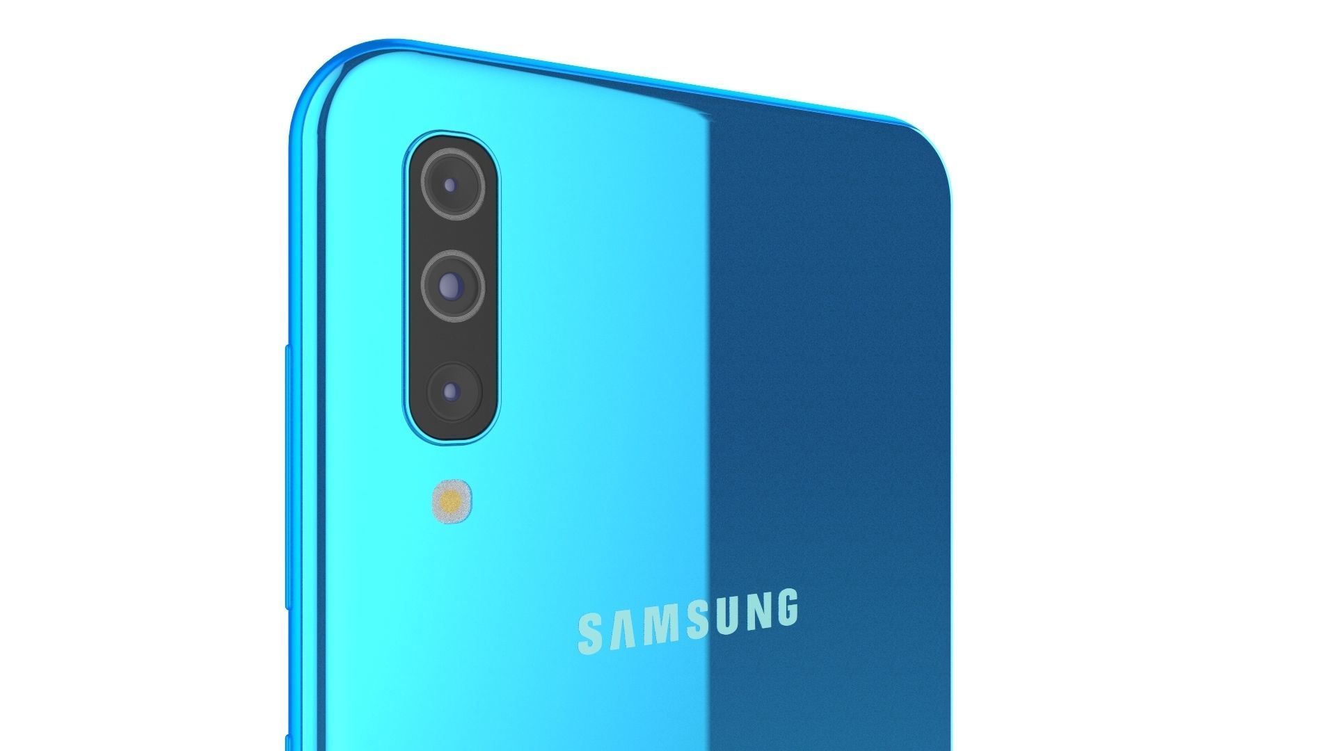 Samsung Galaxy A70 Blue 3D model | CGTrader