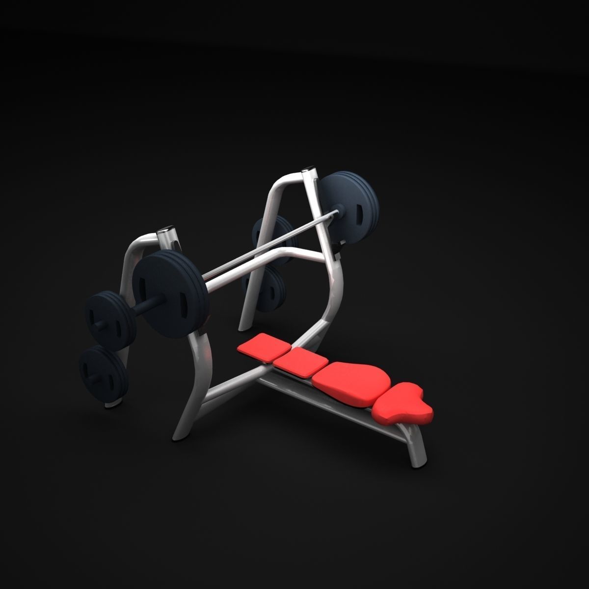 Bench Horizontal DR 3D model | CGTrader