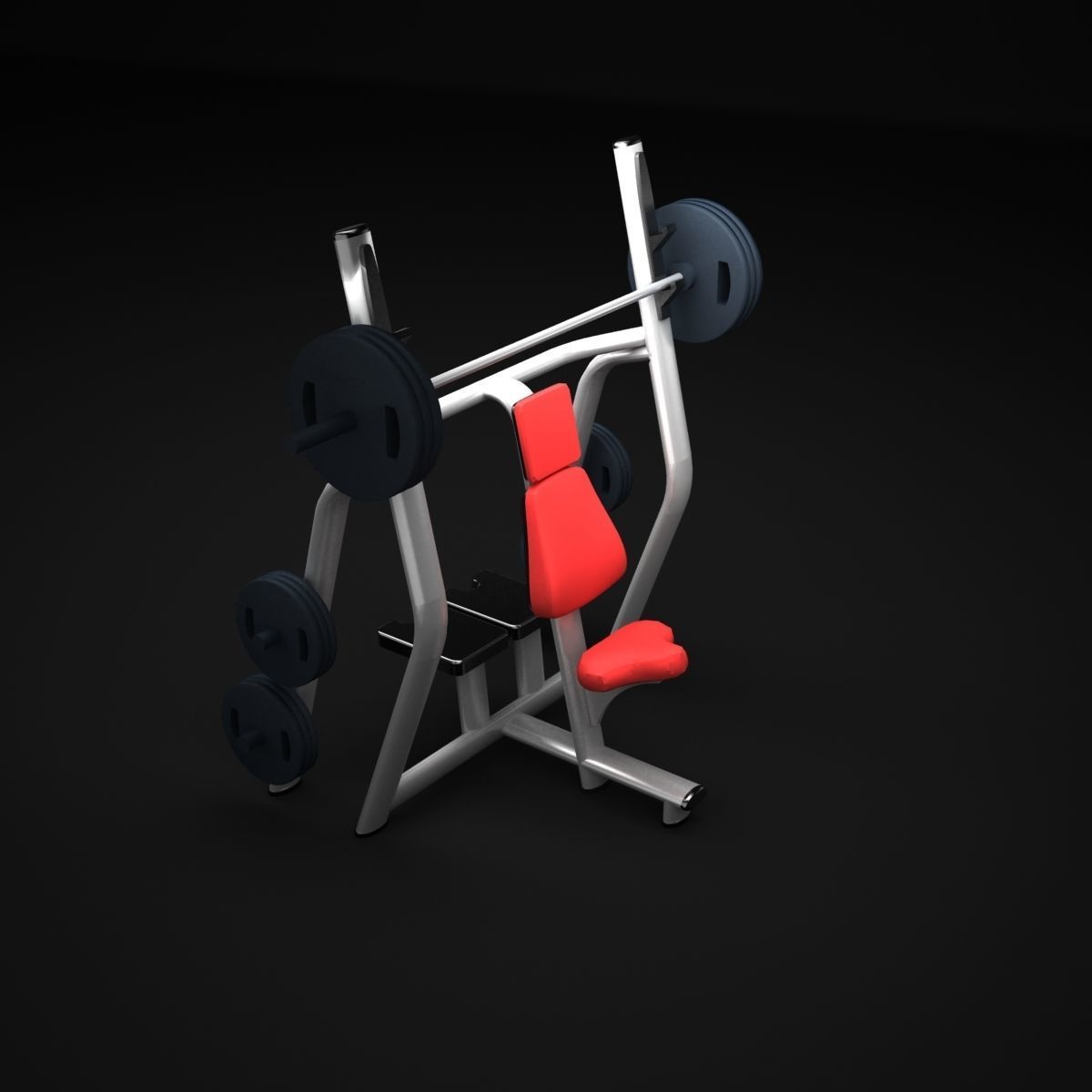 Bench Vertical DR 3D model | CGTrader