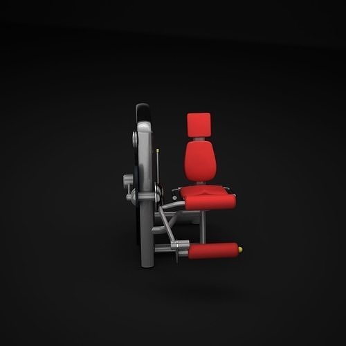 Leg Extension Machine 3D model | CGTrader