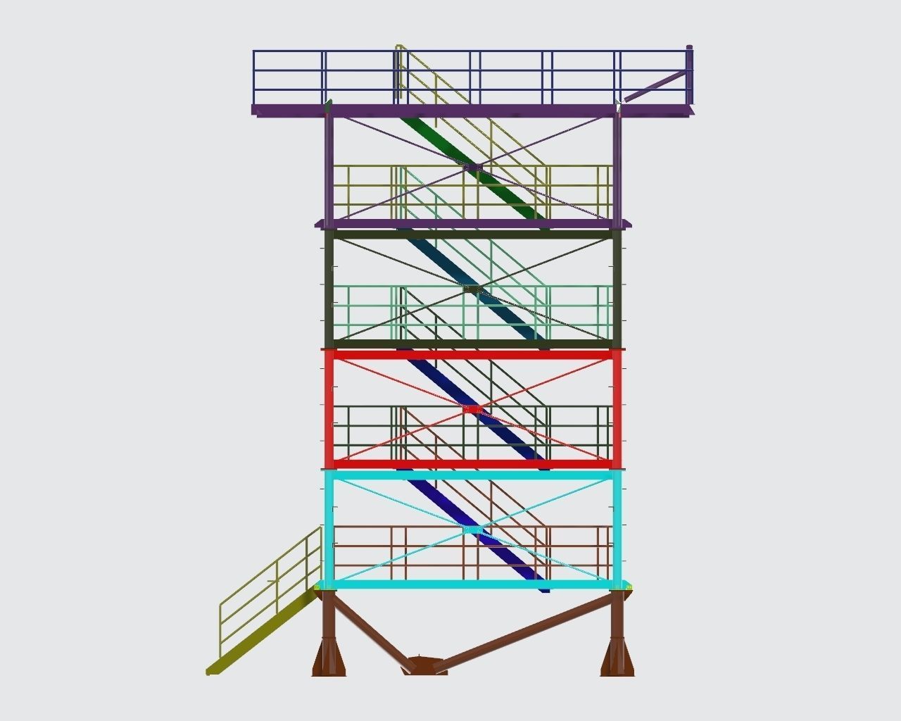 Platform pack 3d model 3D model | CGTrader