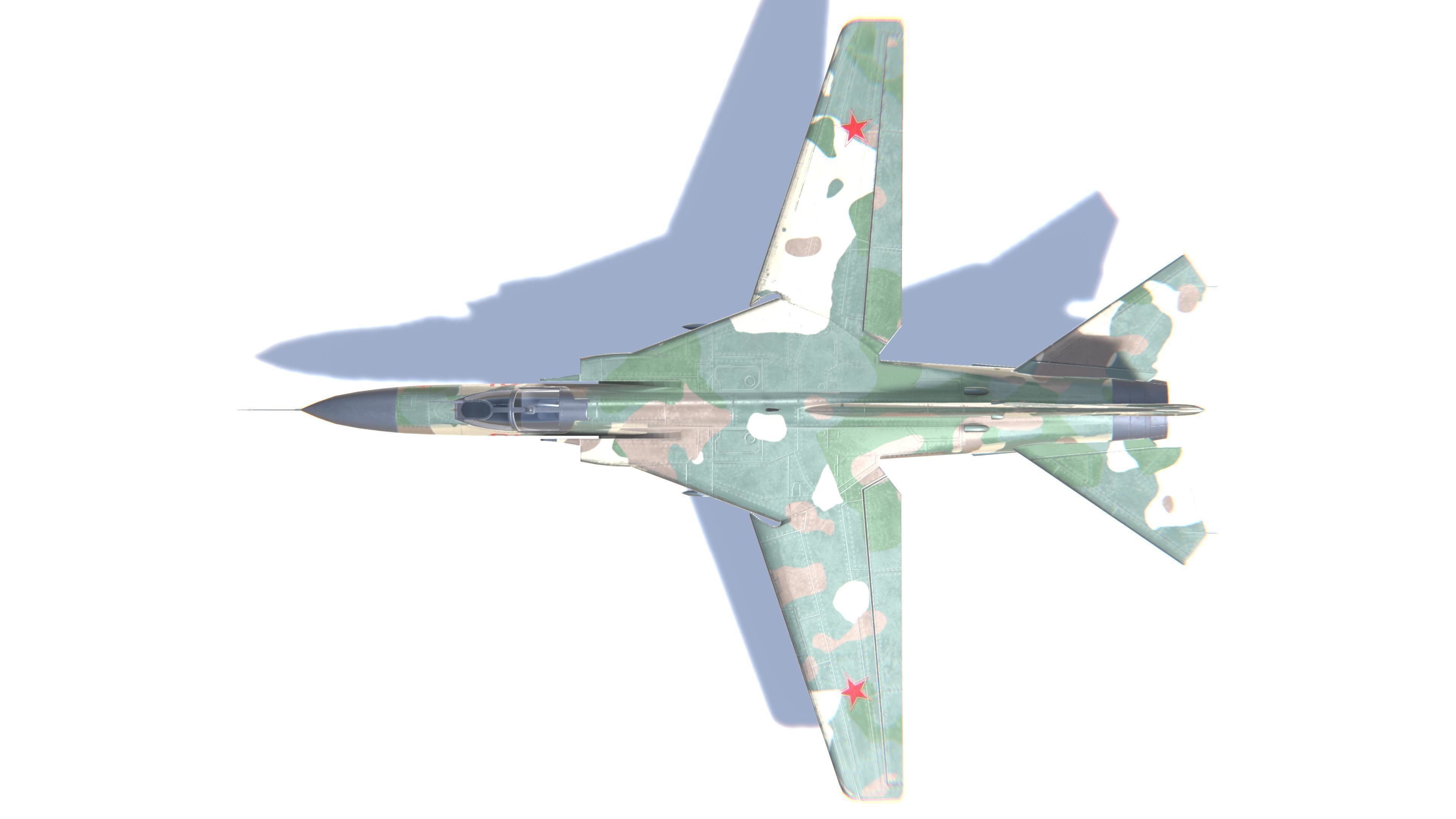 3D model MIG-23 Flogger Jet Fighter Aircraft VR / AR / low-poly | CGTrader