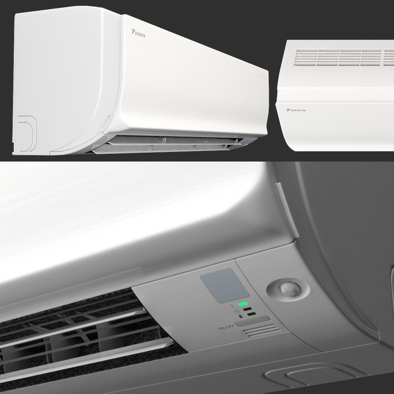 Daikin R32 FTHM air conditioner inverter 3D model | CGTrader