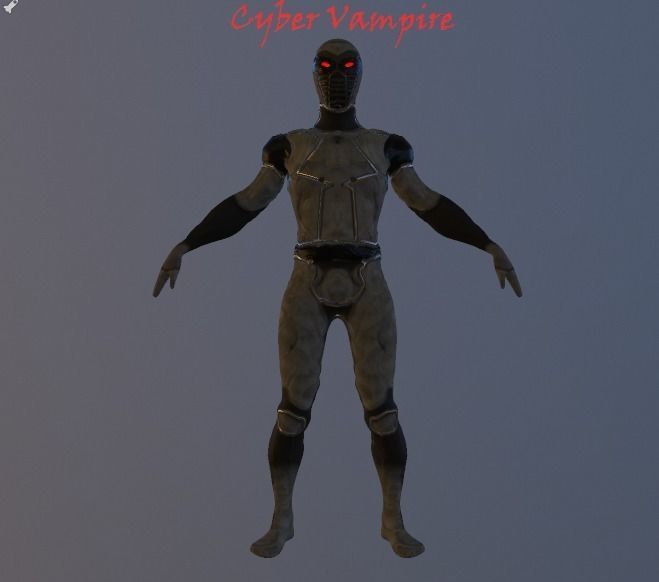 3D model Cyber Vampire VR / AR / low-poly | CGTrader