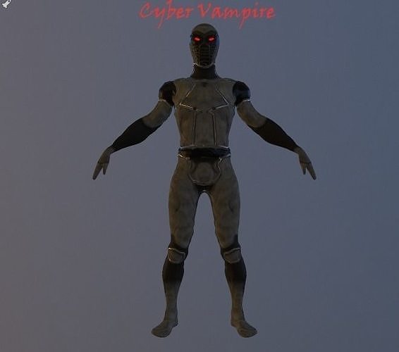 3D model Cyber Vampire VR / AR / low-poly | CGTrader