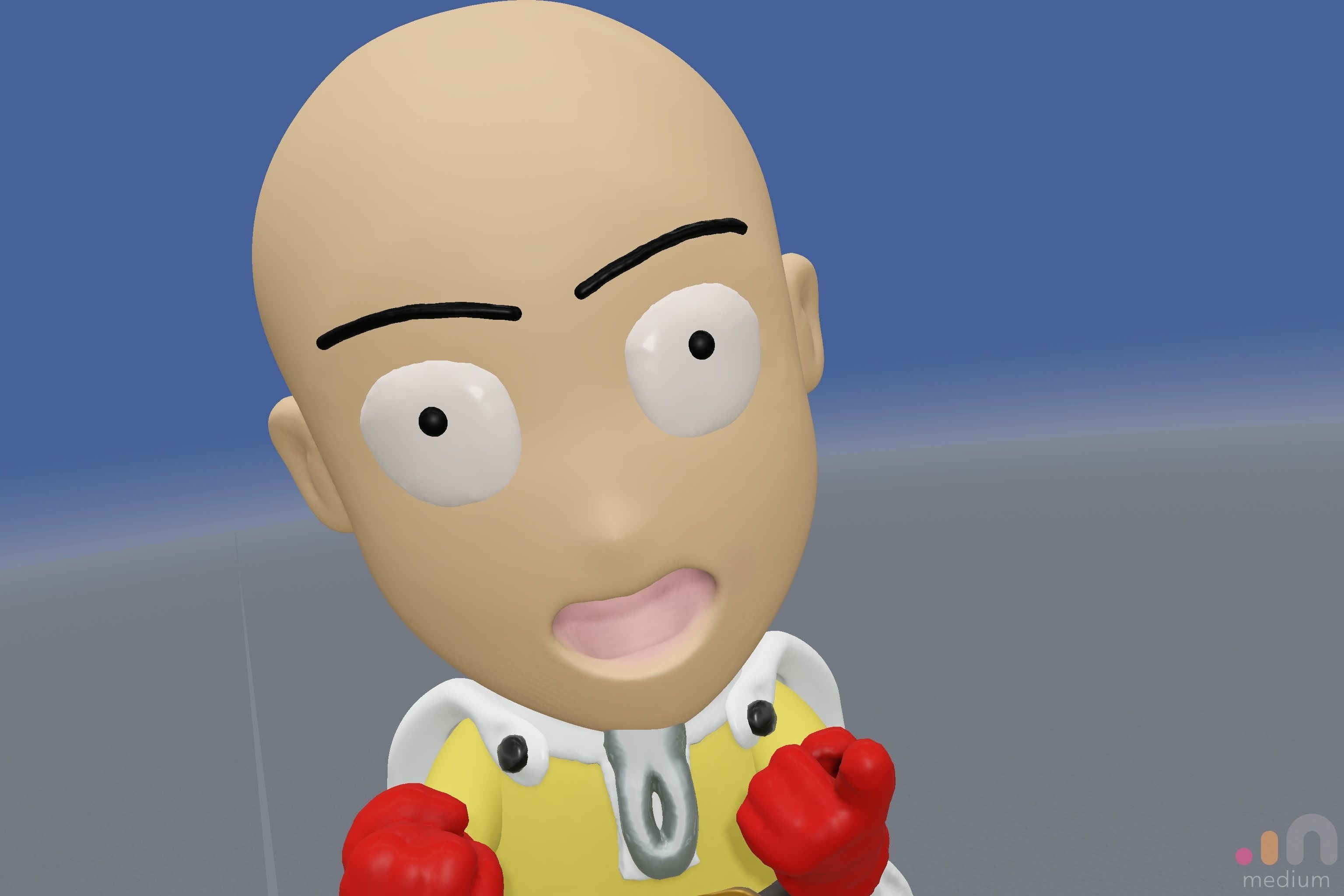 3D Model of One Punch Man Anime Character 3D model | CGTrader