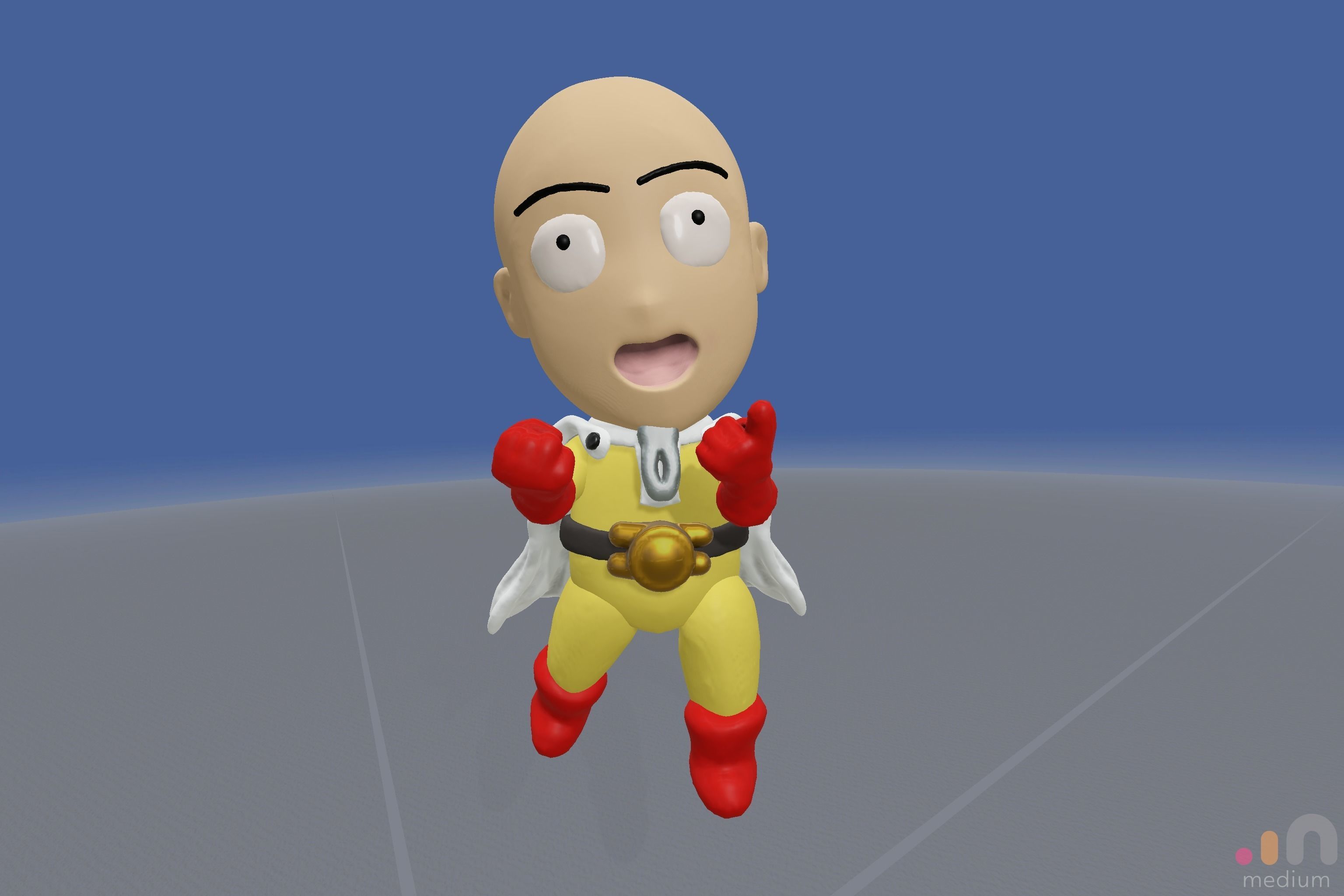 3D Model of One Punch Man Anime Character 3D model | CGTrader