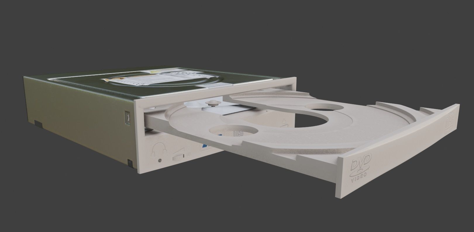 3D model desktop computer DVD rom VR / AR / low-poly | CGTrader