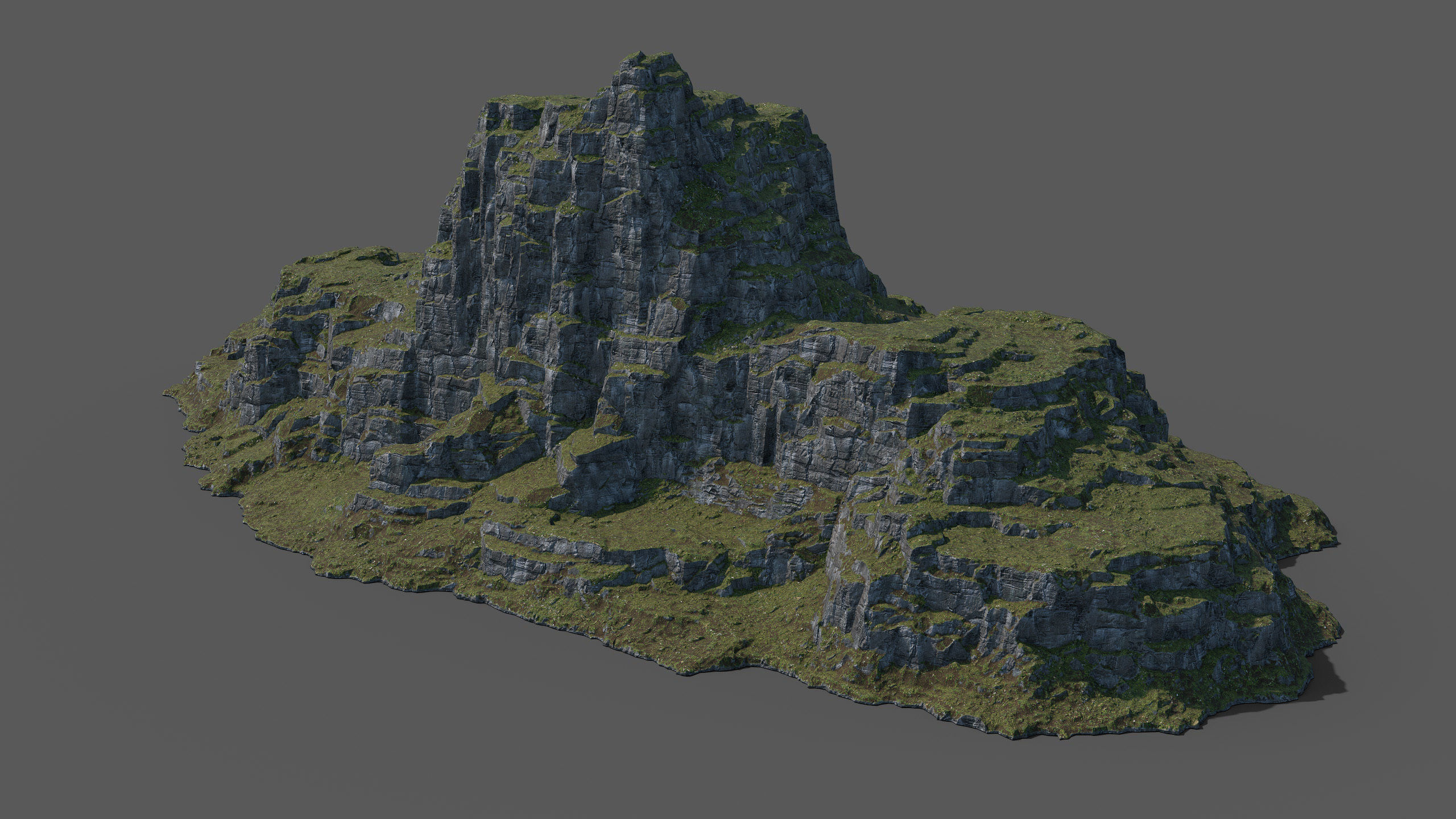 Green Mountain 3D model | CGTrader