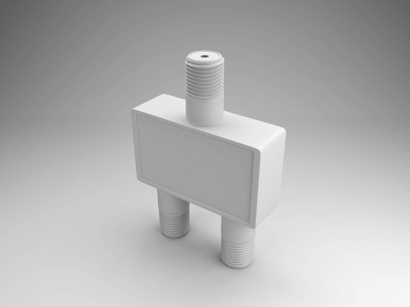 antenna splitter 3D model | CGTrader