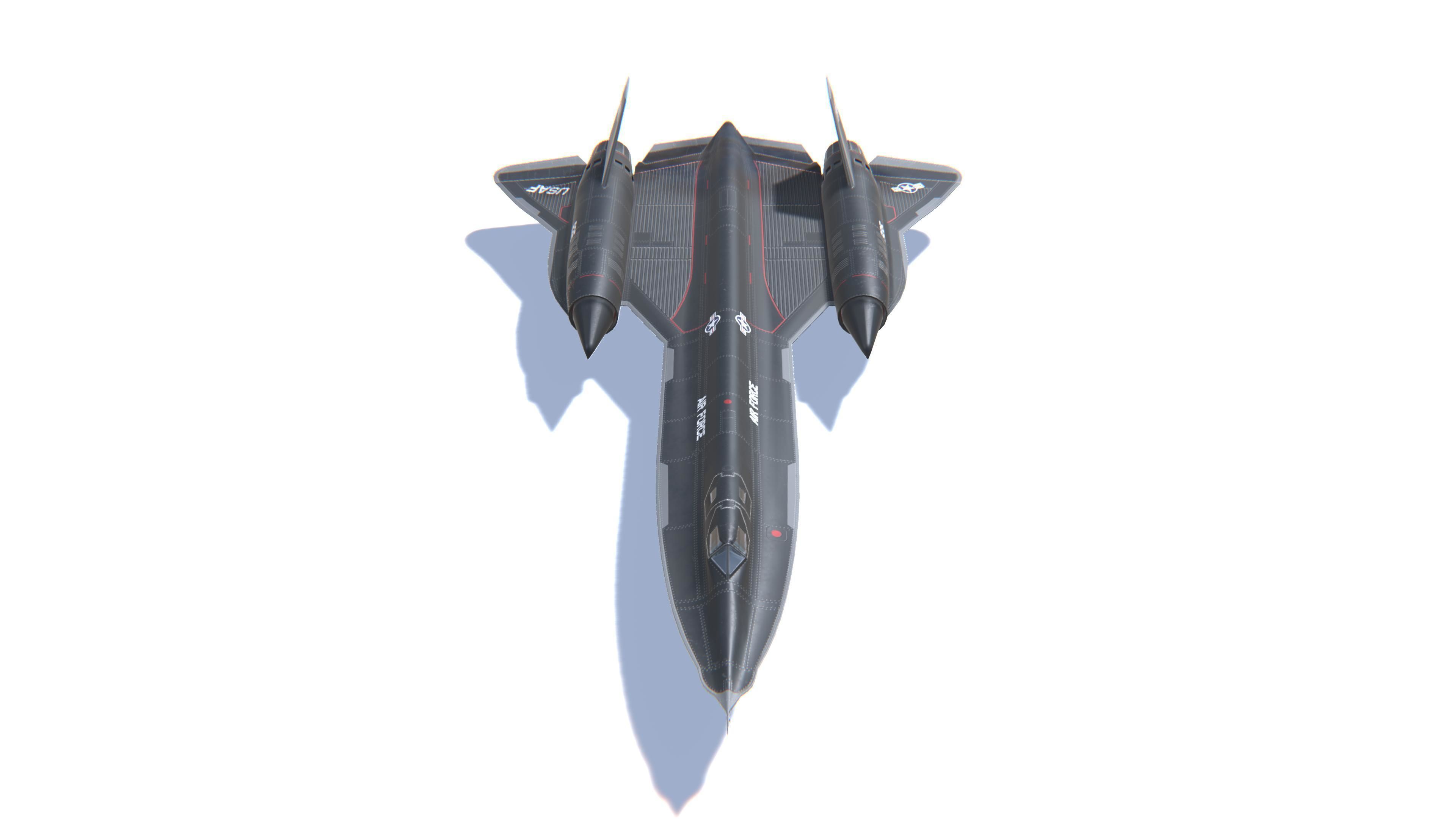 3D model YF-12A Blackbird VR / AR / low-poly | CGTrader