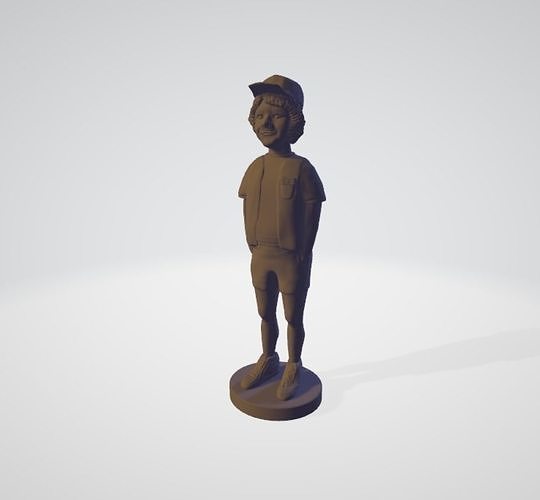 Dustin Stranger Things 3D model 3D printable | CGTrader
