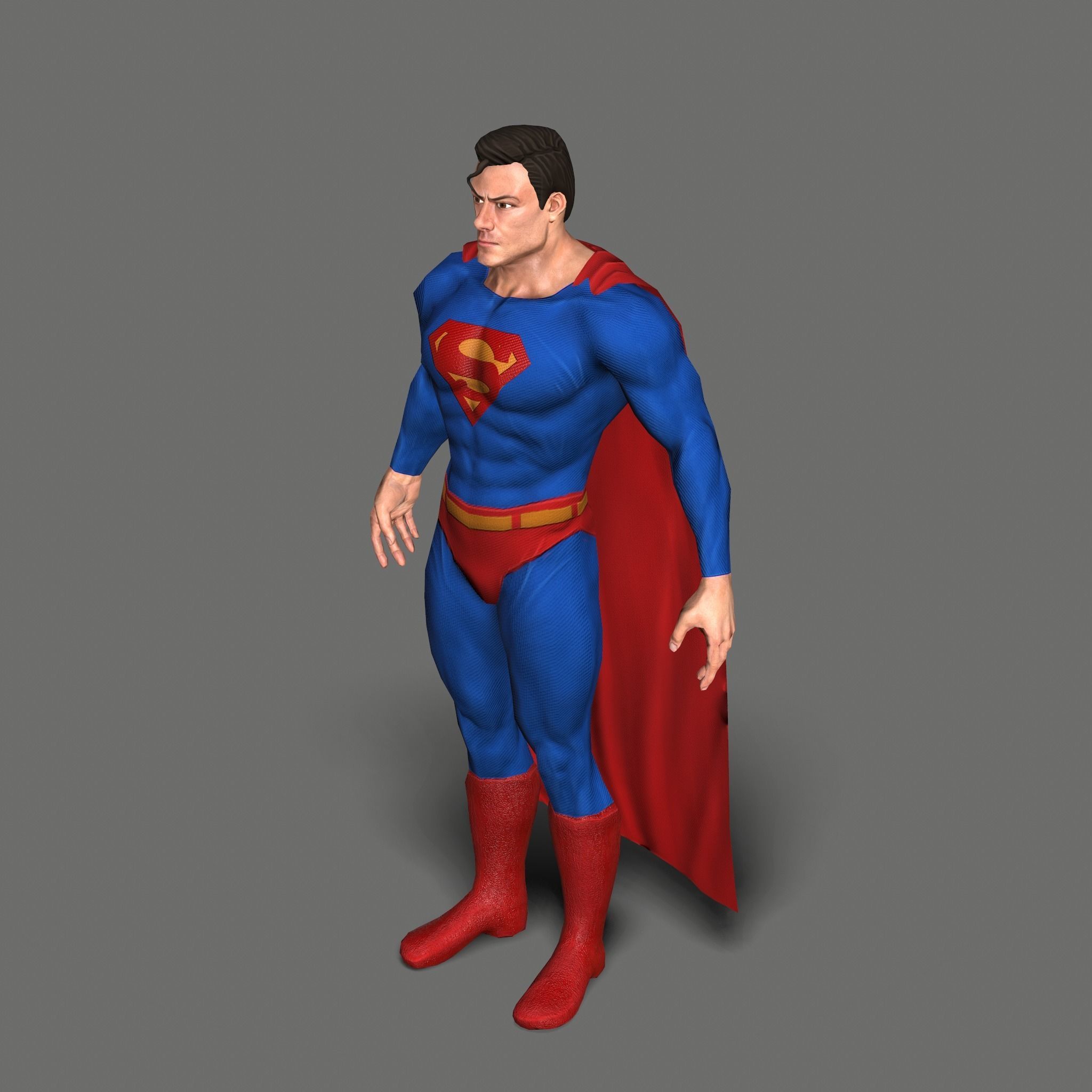3D model Superman VR / AR / low-poly | CGTrader