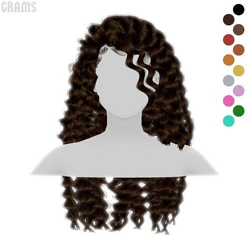 Twist Hair 3D model | CGTrader