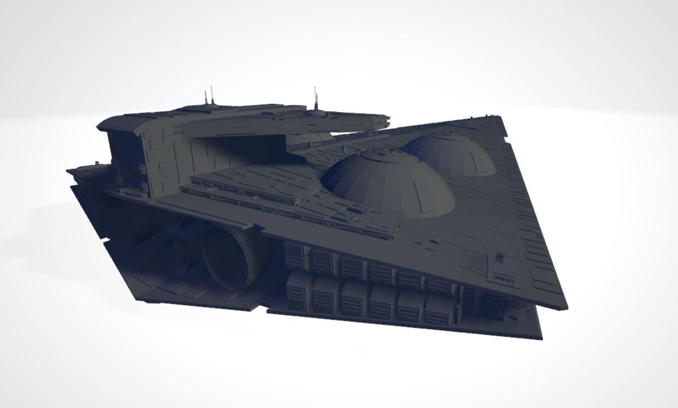Interdictor - Immobilizer 418 Star Destroyer - Star Wars 3D model ...
