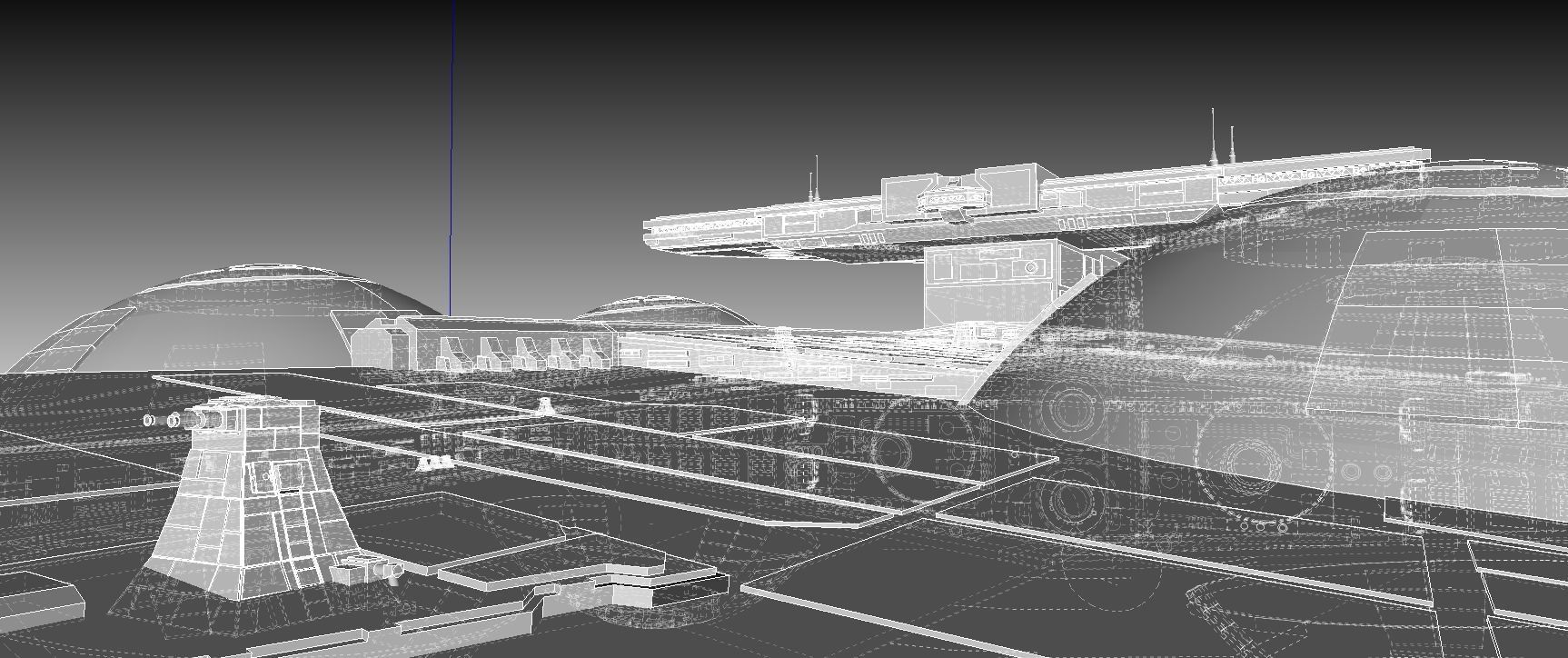 Interdictor - Immobilizer 418 Star Destroyer - Star Wars 3D model ...