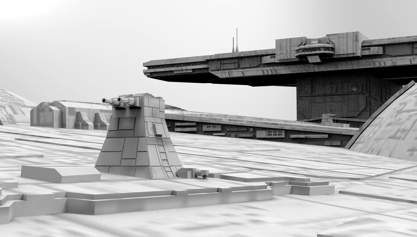 Interdictor - Immobilizer 418 Star Destroyer - Star Wars 3D model ...