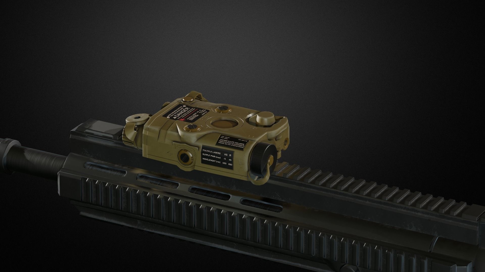 3D model Weapon attachments pack VR / AR / low-poly | CGTrader