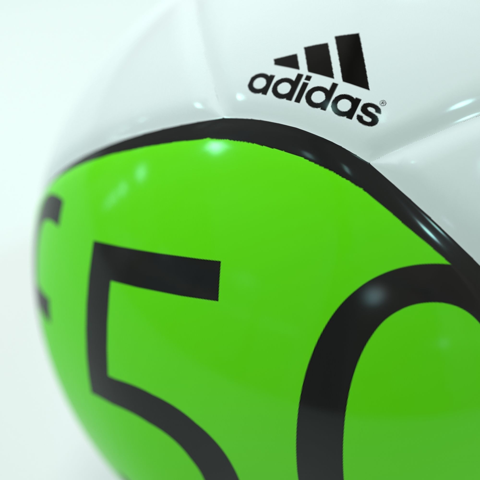 3D model Adidas Performance F50 X-ITE II Soccer Ball VR / AR / low-poly ...