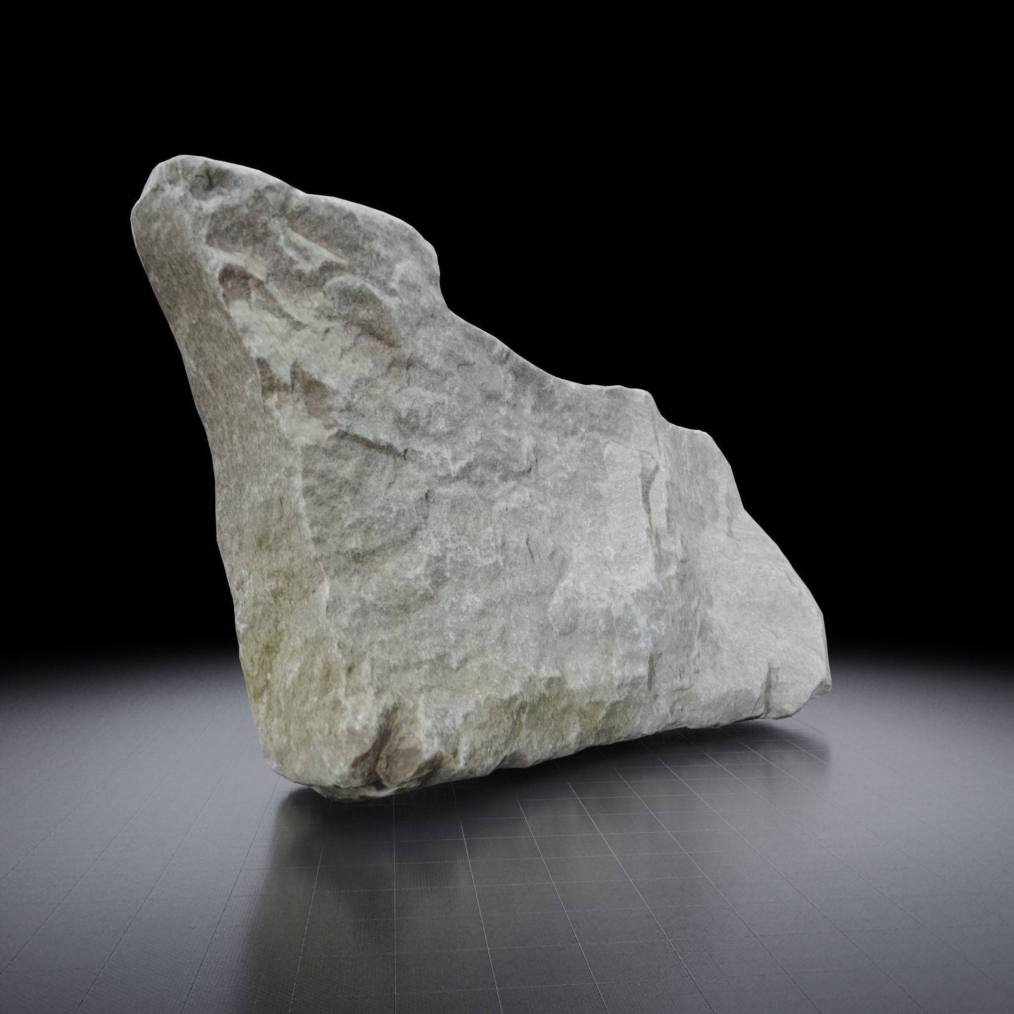 3D model Rock 3D model - Photoscanned PBR Textures - Low and High poly ...