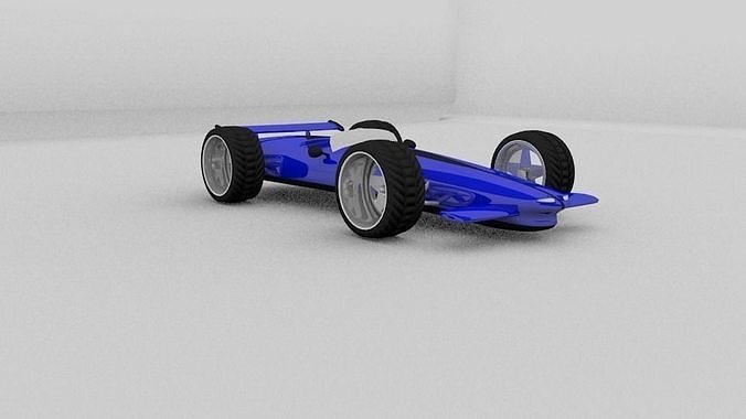 Roadster race car free 3D model | CGTrader