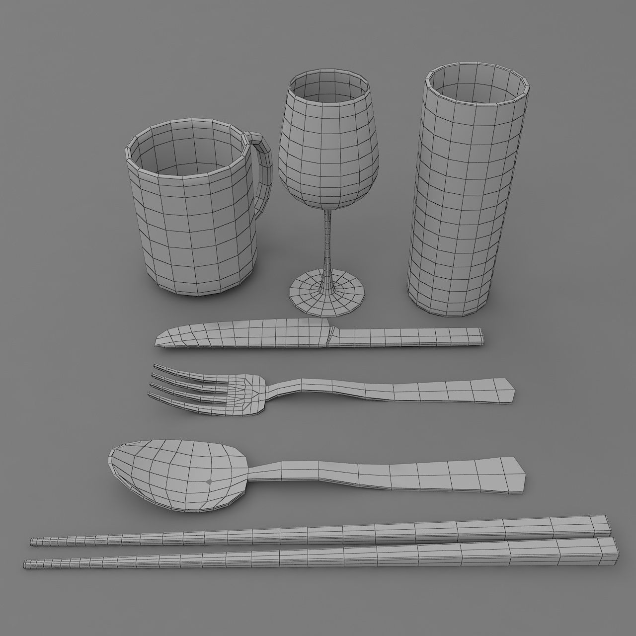 Kitchen Utensils 3 3D model | CGTrader