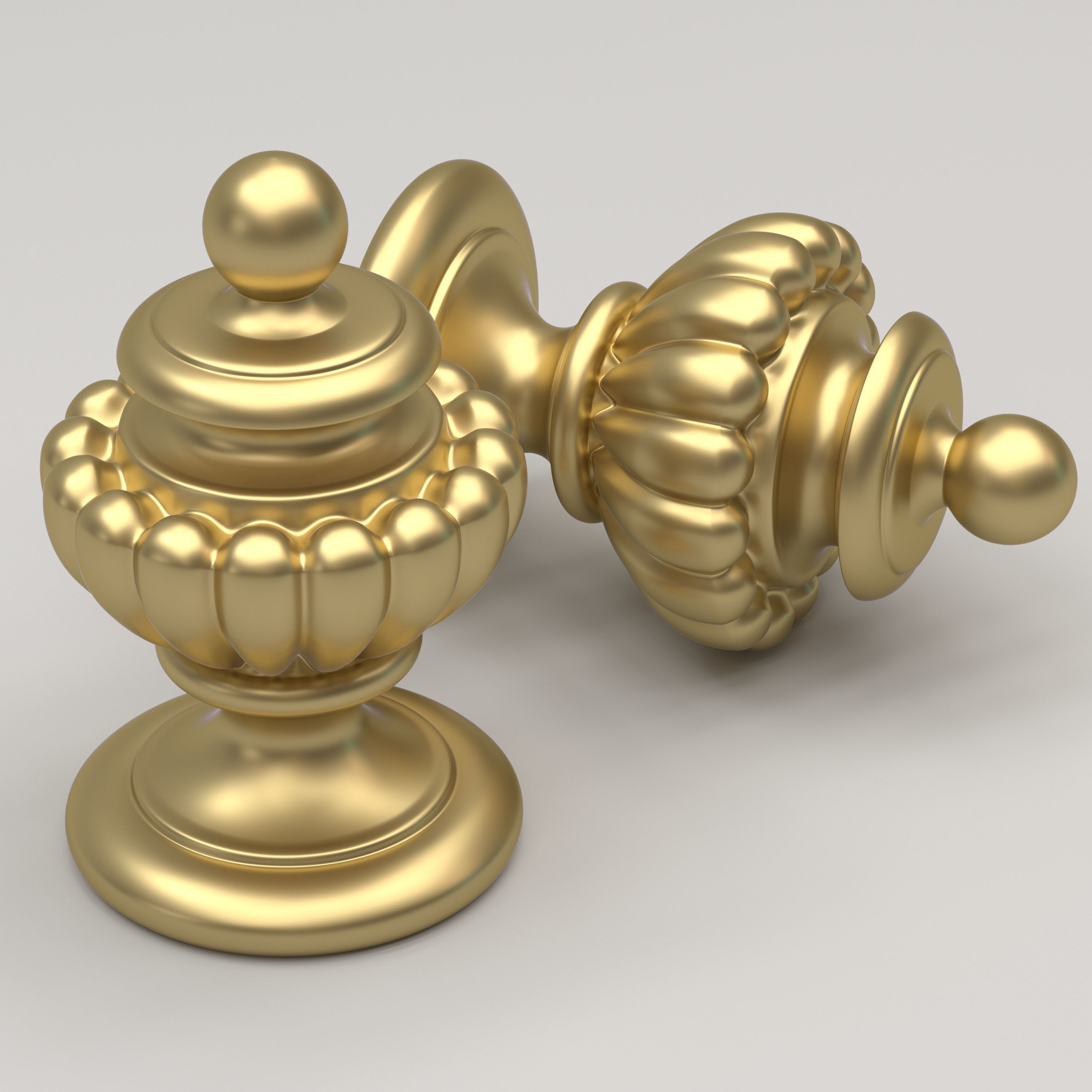 Carved Finial 3D model | CGTrader