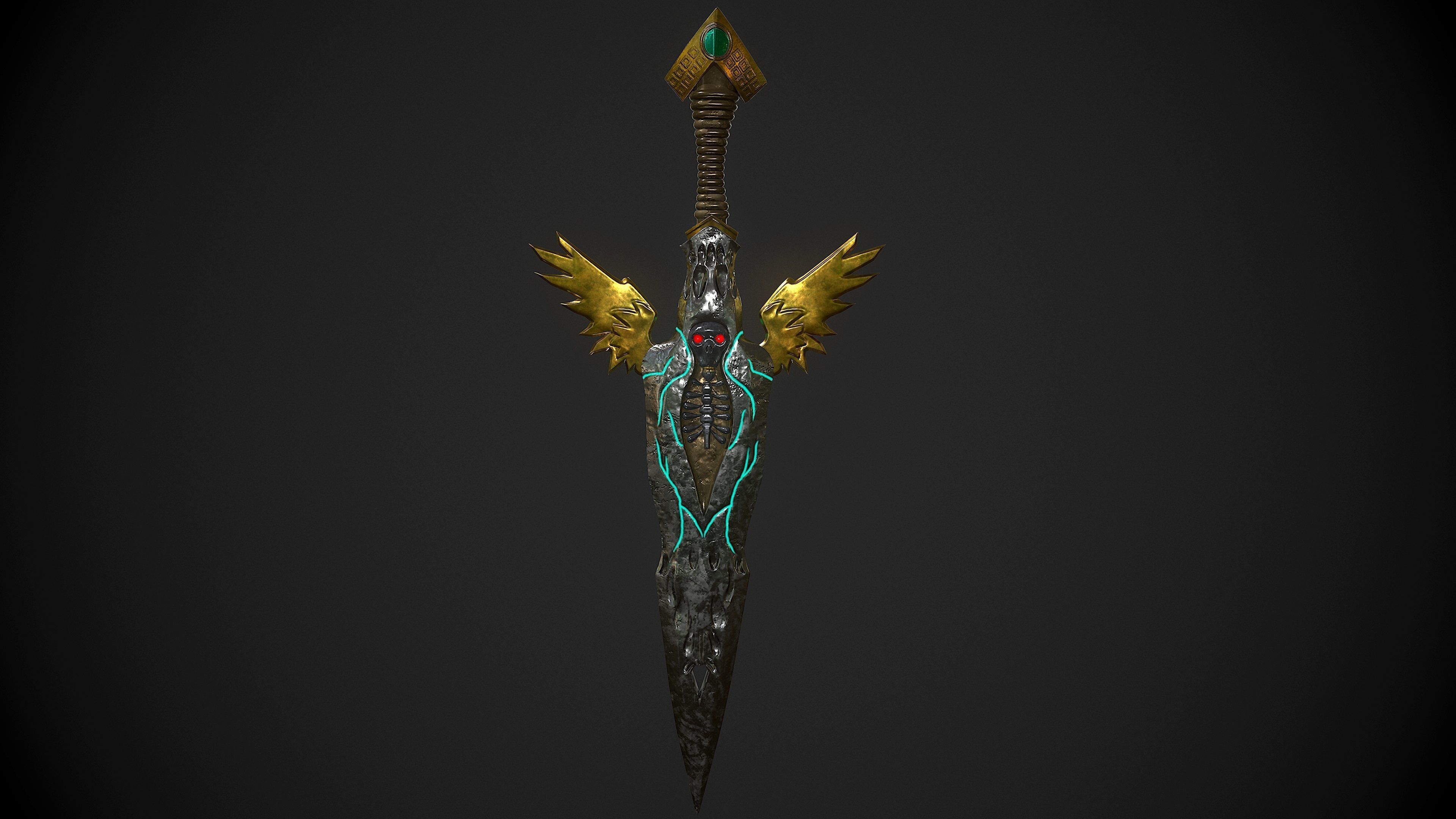 3D model Angles Dagger VR / AR / low-poly | CGTrader