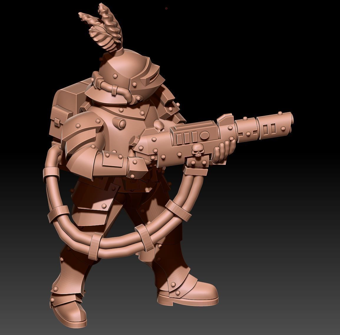 Feudal Guard - Elite infantry 3D model 3D printable | CGTrader