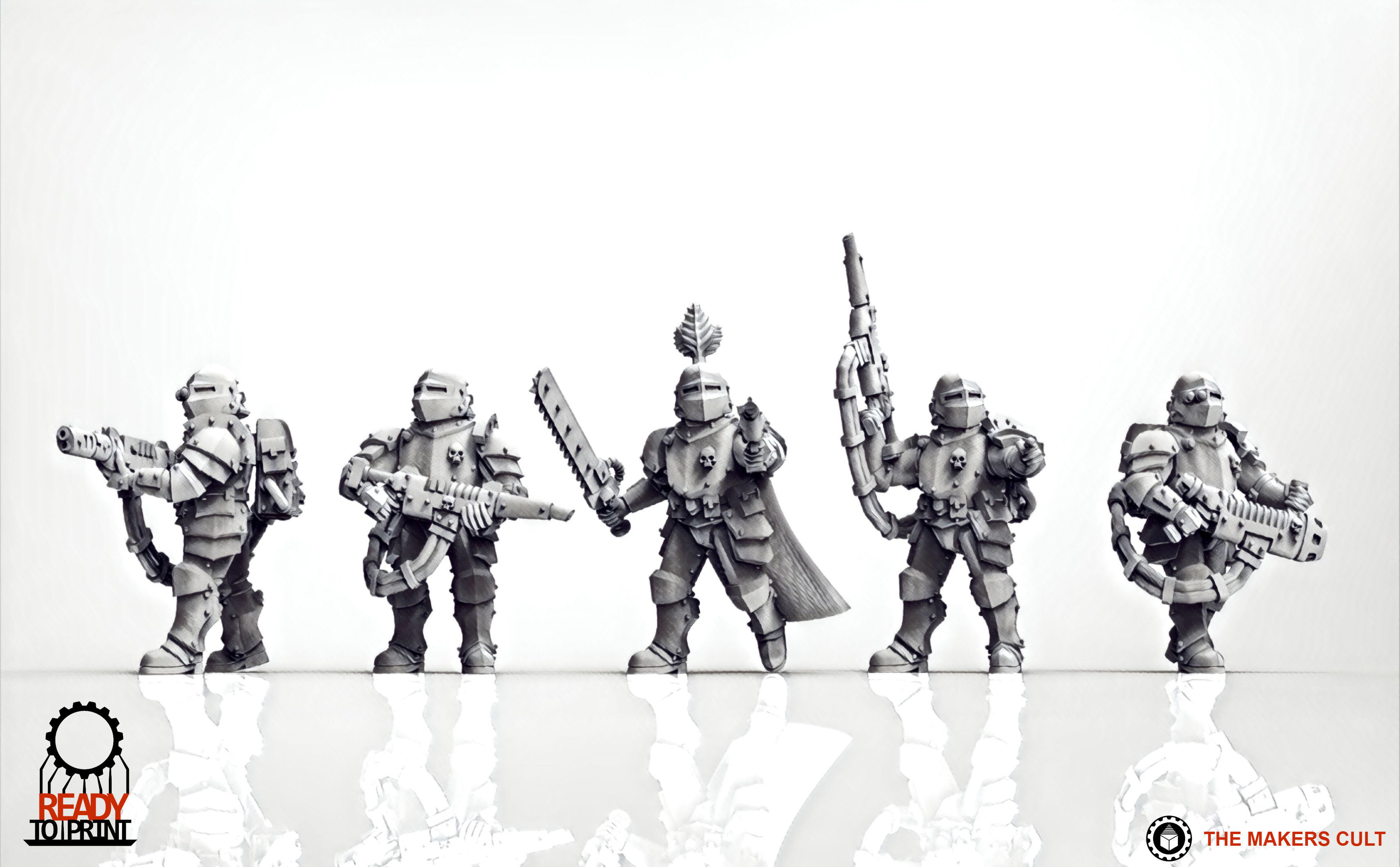 Feudal Guard - Elite infantry 3D model 3D printable | CGTrader