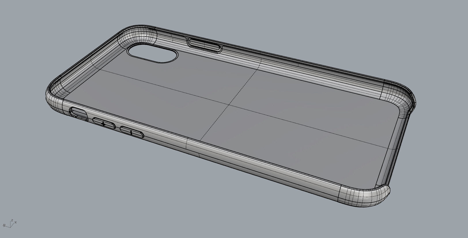 iphone XS Official original liquid silicone Spearmint case 3D model 3D ...