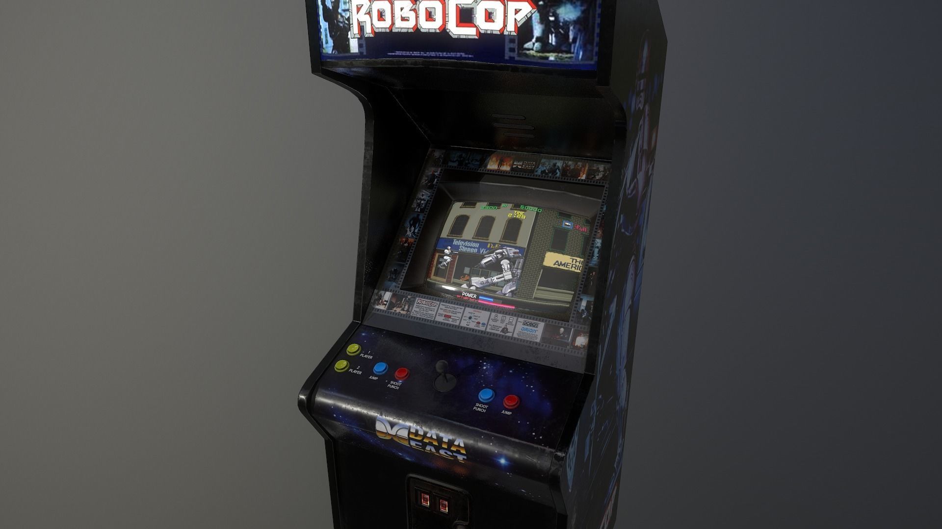 3D model Robocop Arcade Machine VR / AR / low-poly | CGTrader