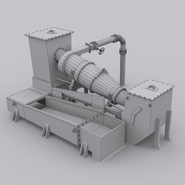 Industrial Coal Preparation Plant 3D model | CGTrader