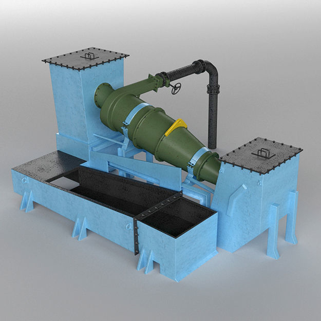 Industrial Coal Preparation Plant 3D model | CGTrader