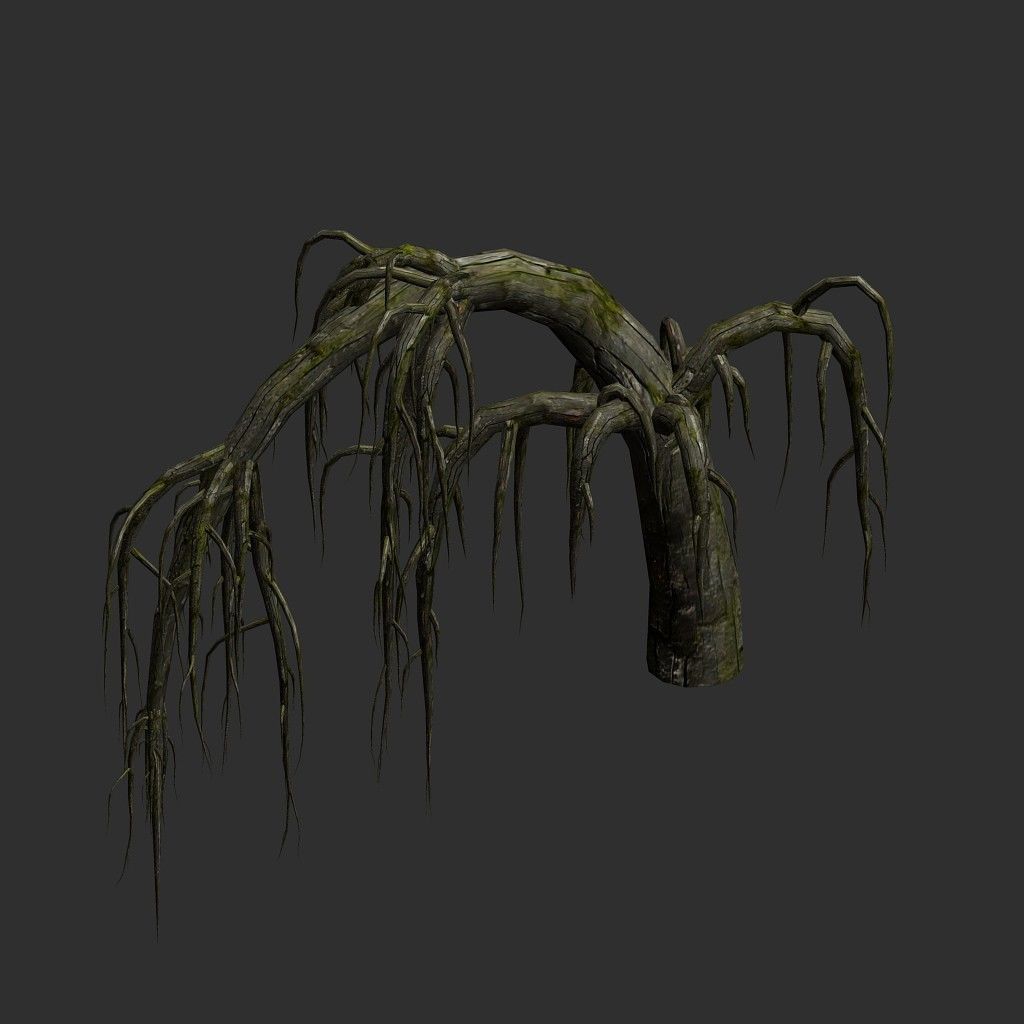 Roots dead tree 3D model | CGTrader