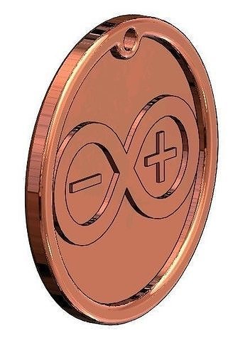 Arduino Keychain 3D model 3D printable | CGTrader