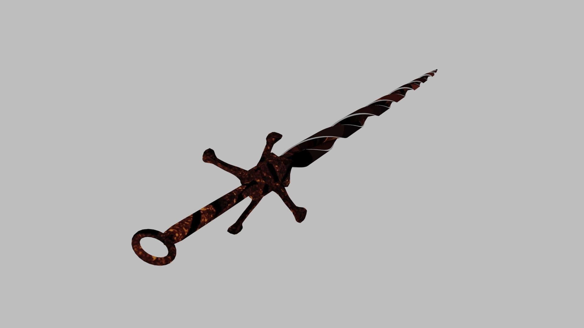 Coiled Sword of Dark Souls 3D model | CGTrader